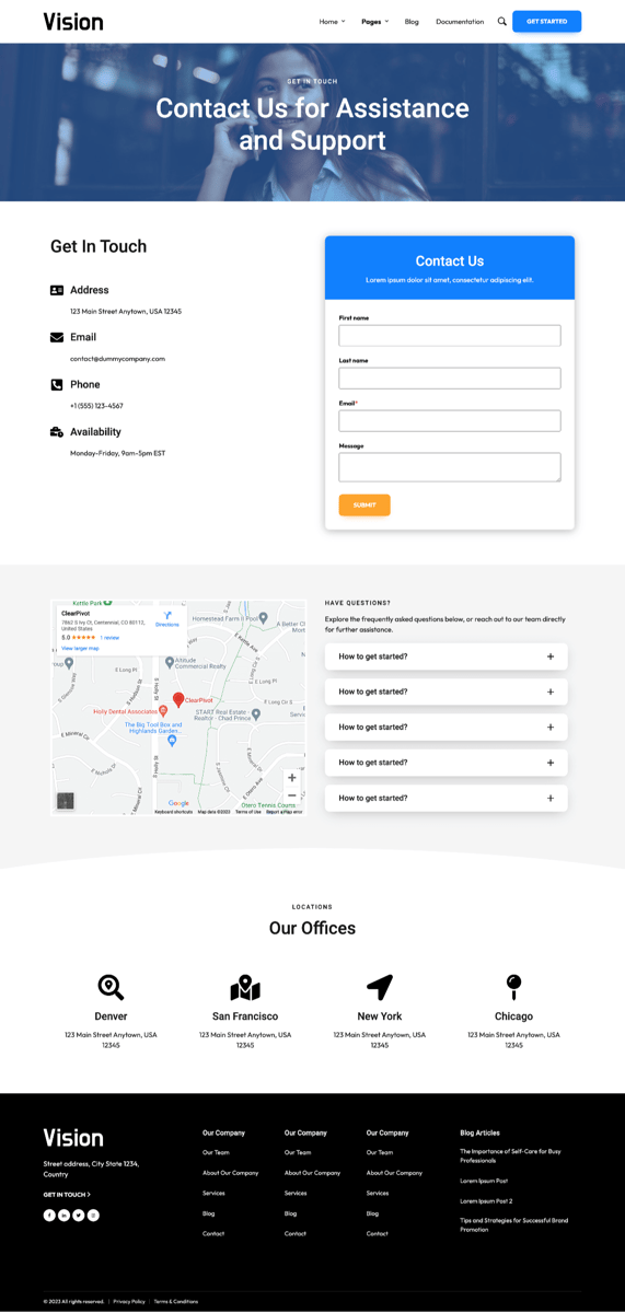 Vision Theme for HubSpot Content Hub | ClearPivot